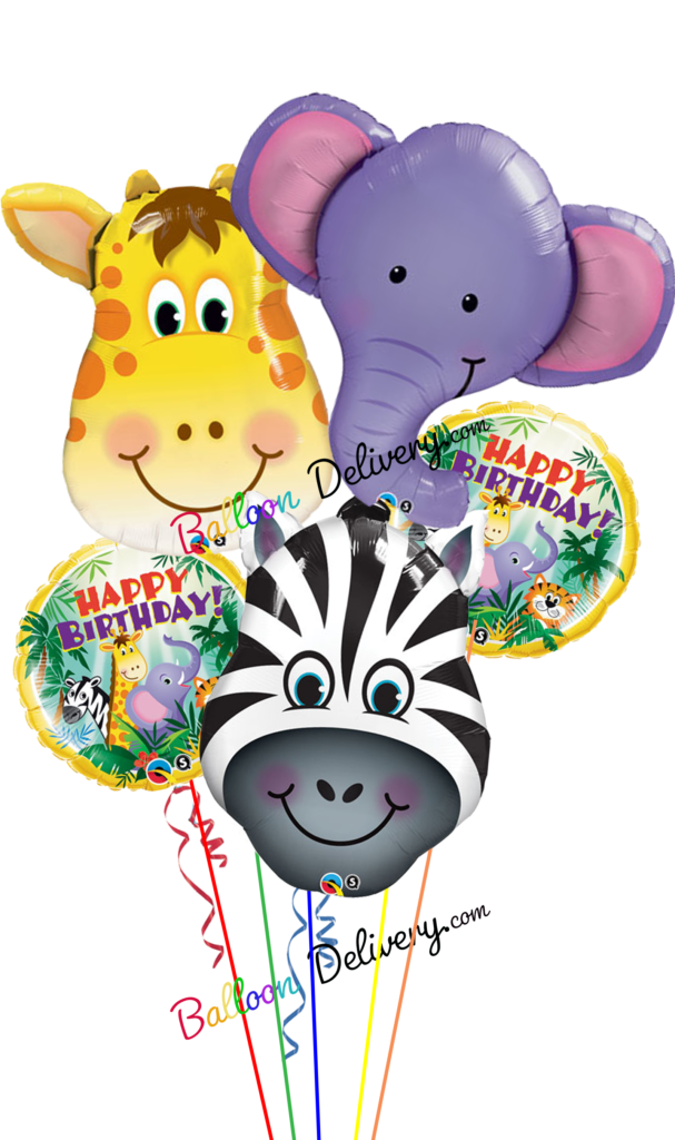 Jungle Animals Birthday Bouquet