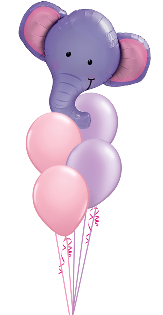 Elephant Birthday Balloon Centerpiece