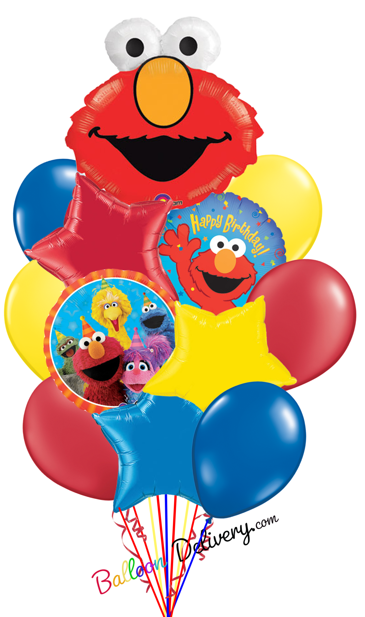 Elmo Deluxe Balloon Centerpiece/Bouquet Elmo Deluxe Balloon Centerpiece/Bouquet
